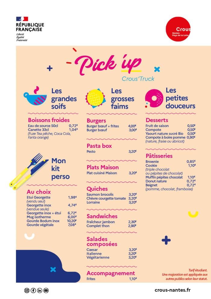 Crous'Truck - Crous Nantes Pays de la Loire