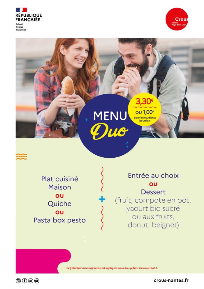 Cafet U' - Crous Nantes Pays de la Loire